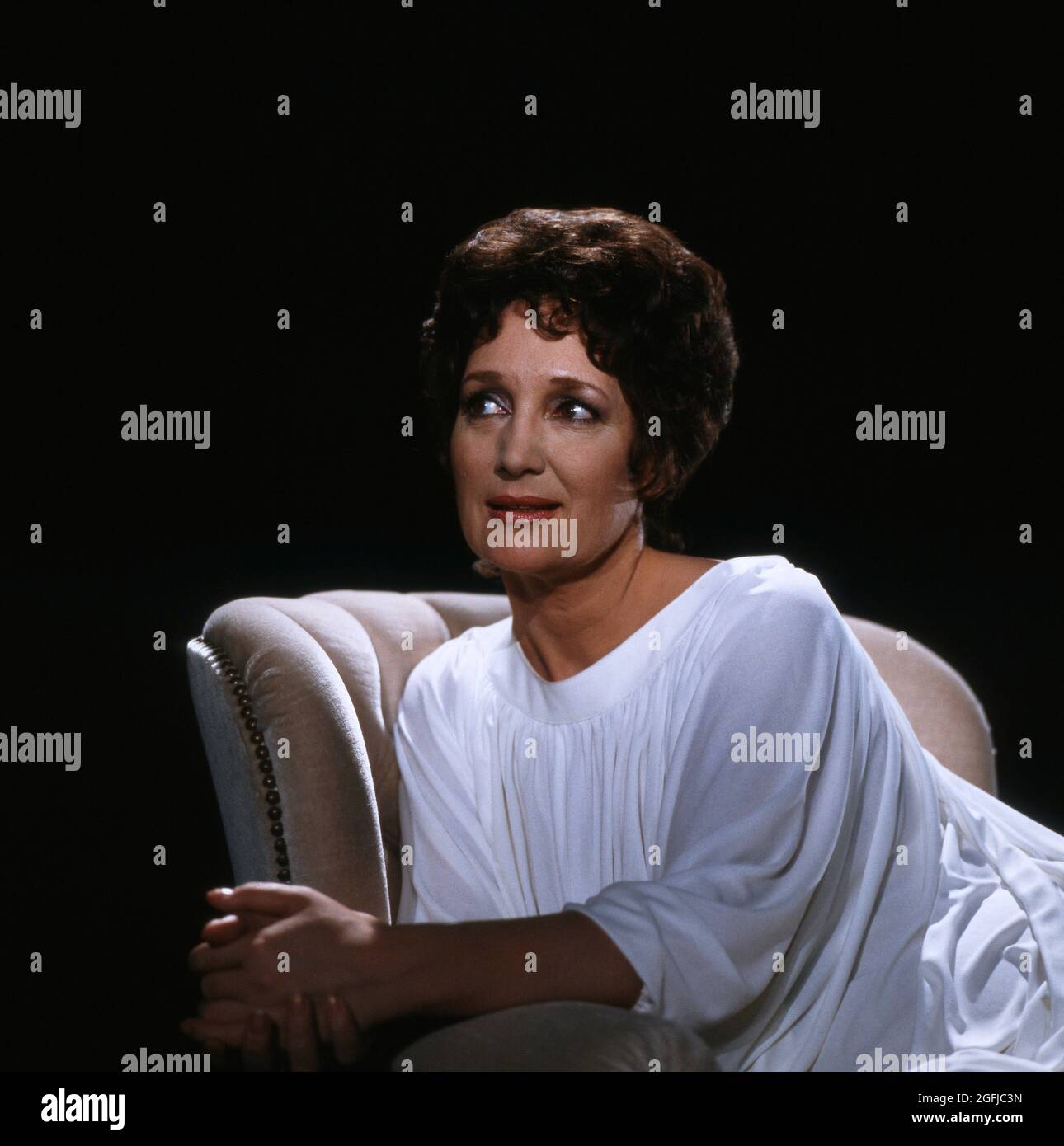 Edda Moser, berühmte deutsche Opernsängerin, Sopranistin, Portrait 1983 ...