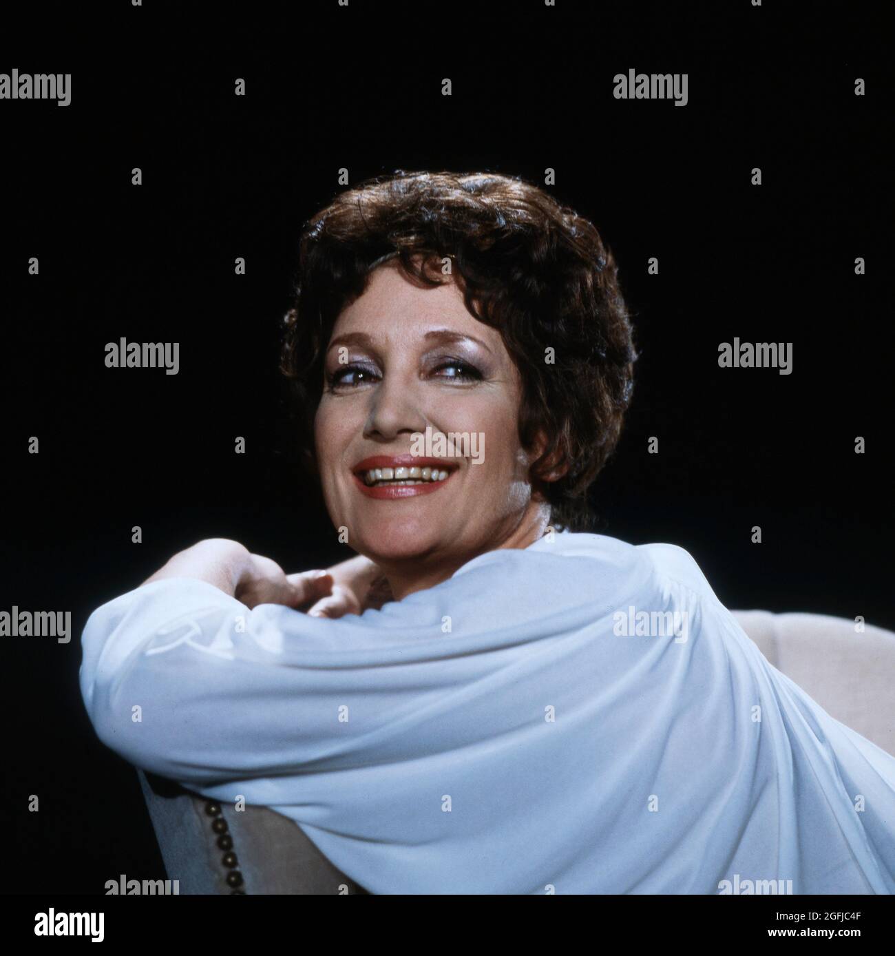 Edda Moser, berühmte deutsche Opernsängerin, Sopranistin, Portrait 1983 ...