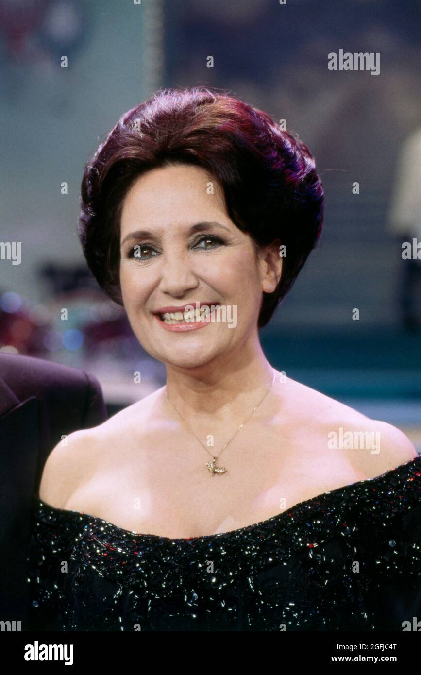 Edda Moser, berühmte deutsche Opernsängerin, Sopranistin, Portrait 1994 ...