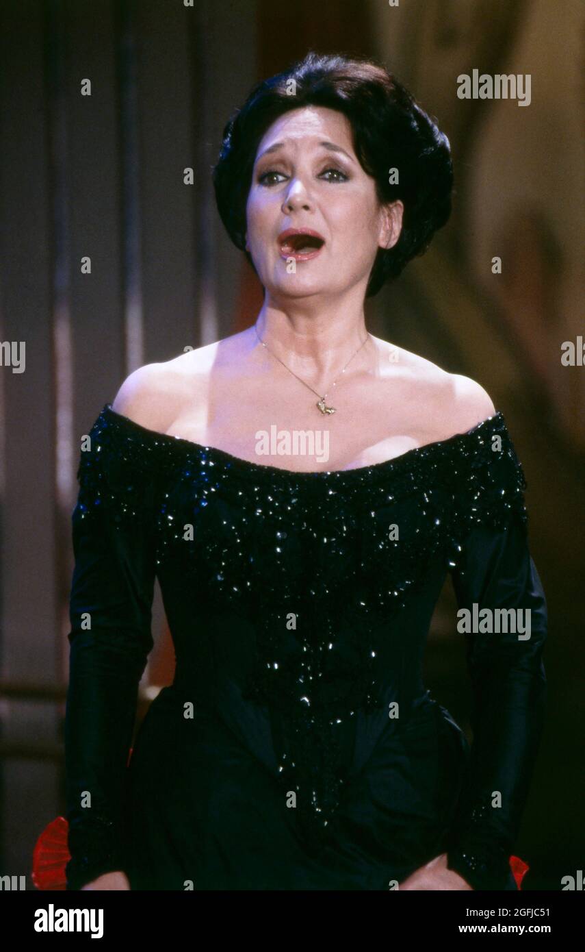 Edda Moser, berühmte deutsche Opernsängerin, Sopranistin, Portrait 1994 ...