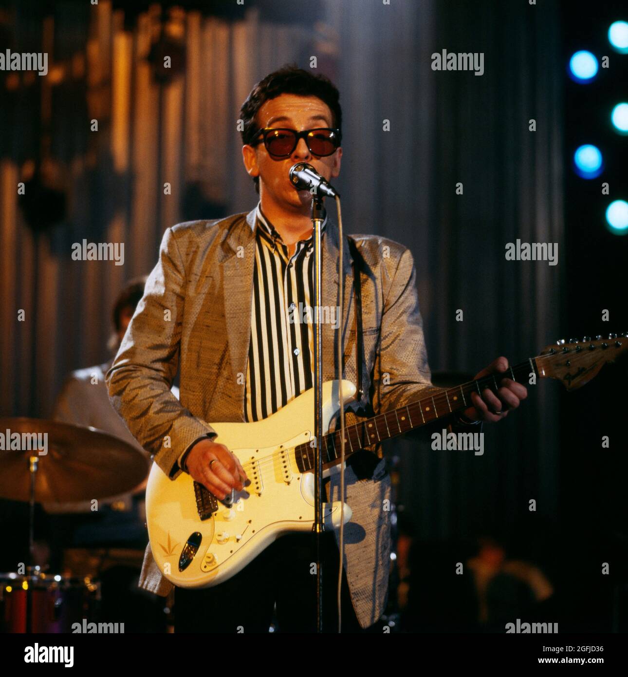 Elvis Costello, britischer Musiker und Sänger irischer Herkunft ...