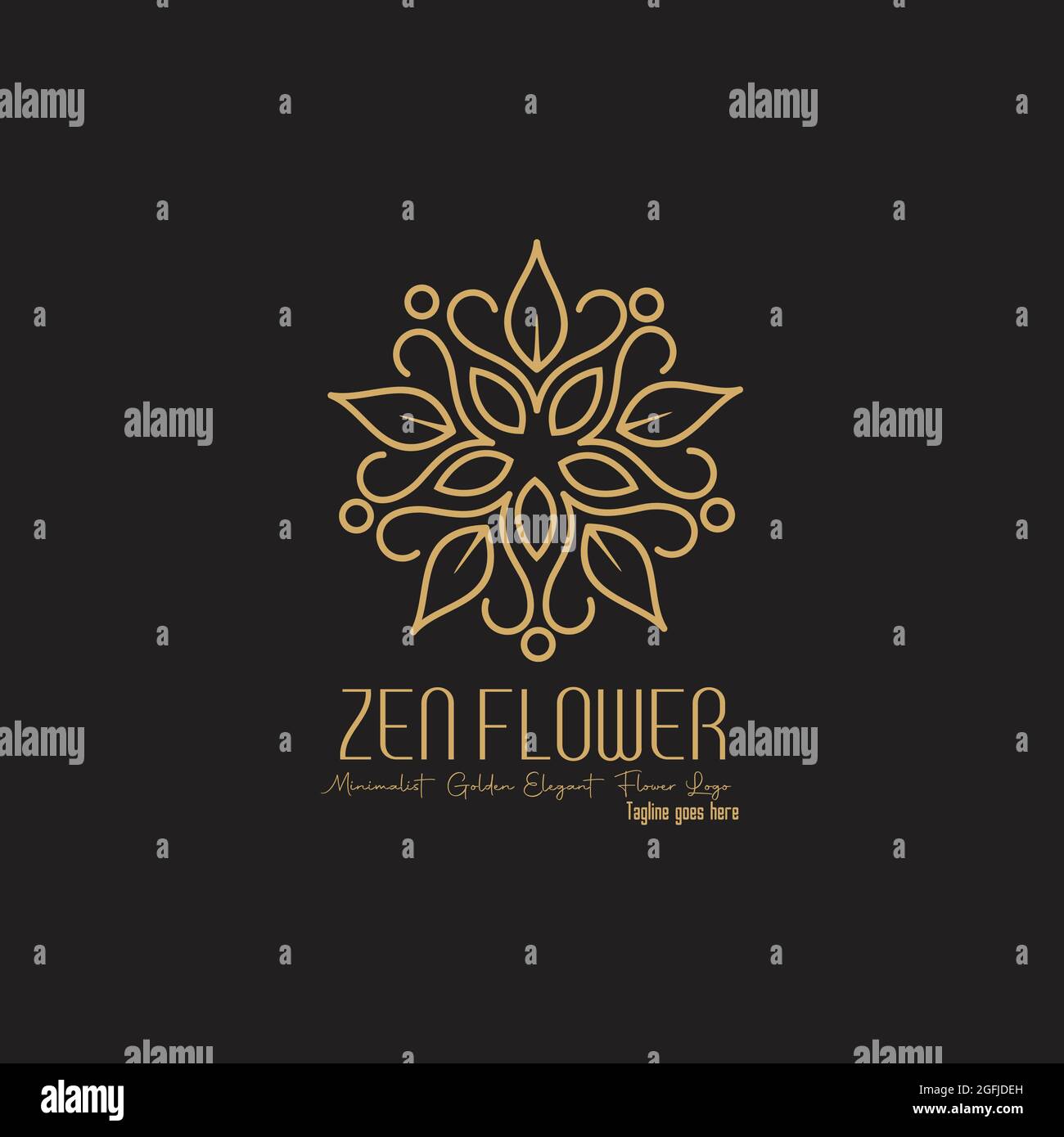 Zen circle logo hi-res stock photography and images - Alamy