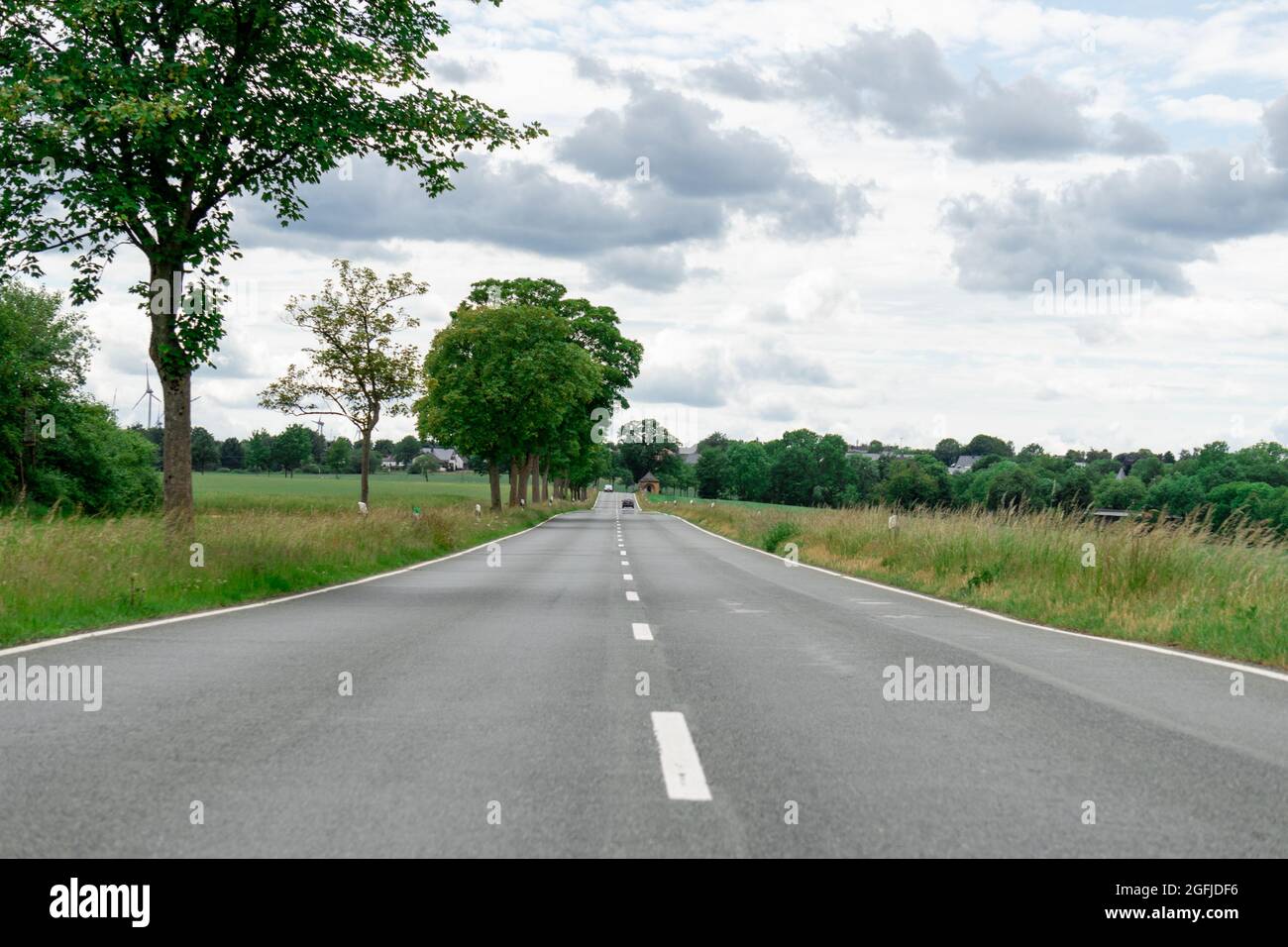 The beautiful natural landscape in the Eifel Germany. A beautiful ...
