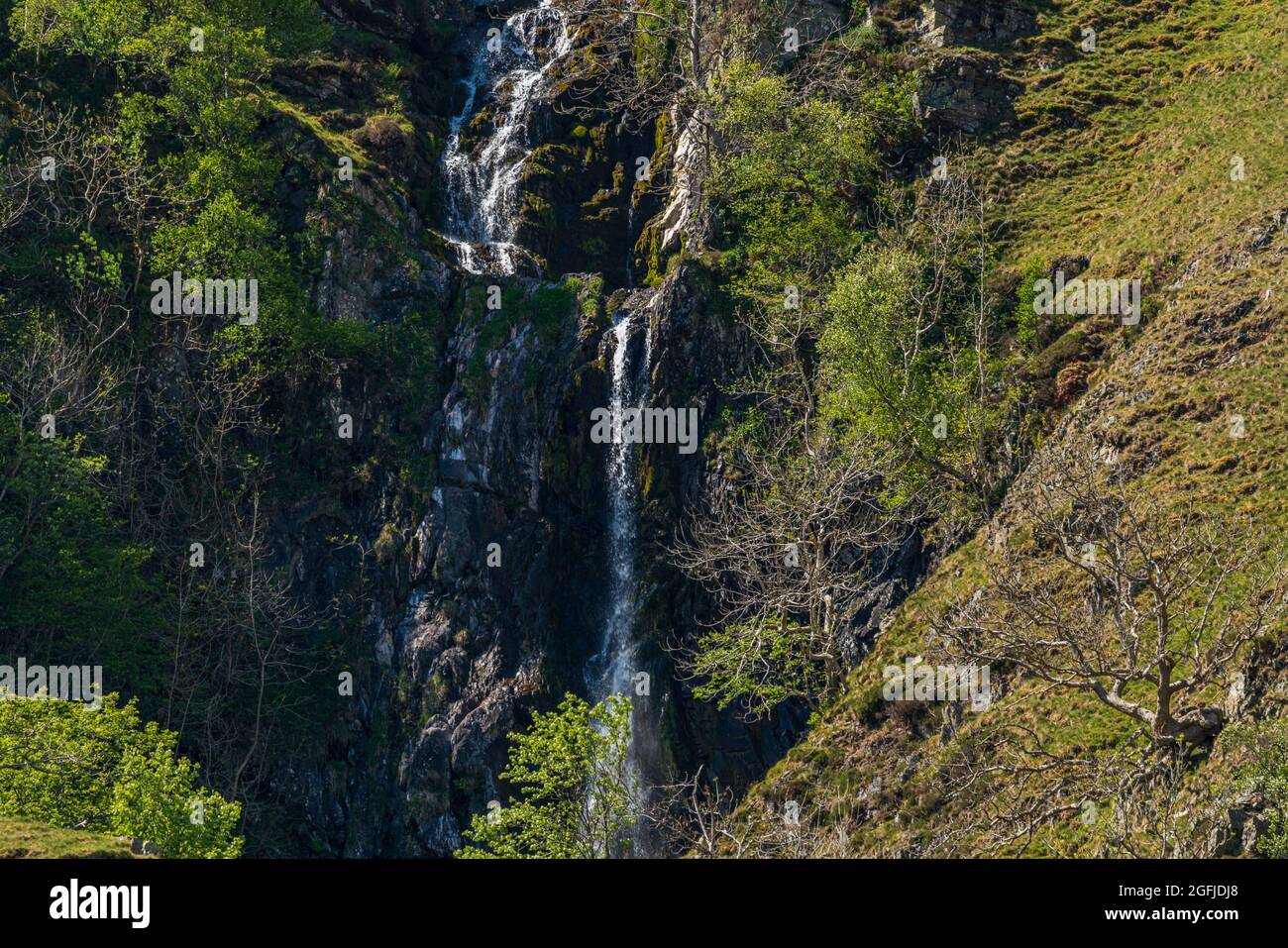 Cautley Spout Waterfall in the Howgill Fells near Low Haygarth ...