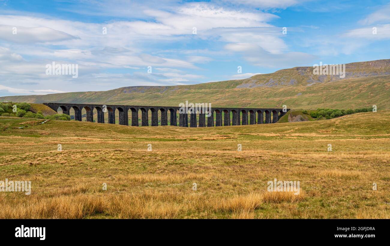 The Ribblehead Viaduct near Ingleton, North Yorkshire, England, UK ...