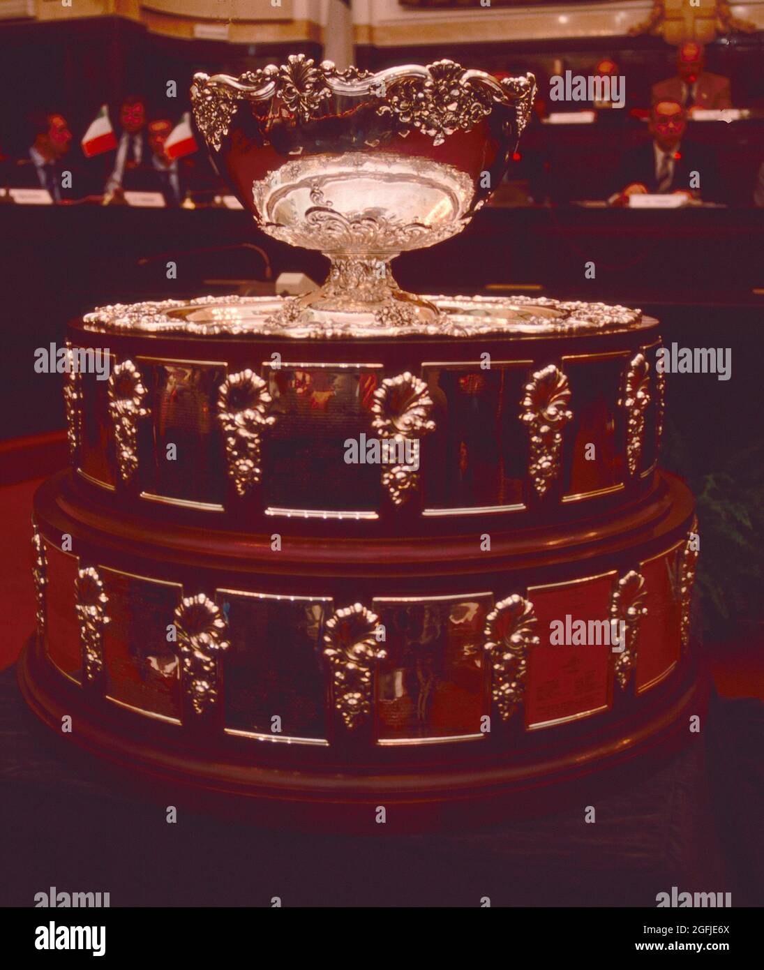 Davis cup tennis trophy hi-res stock photography and images - Alamy