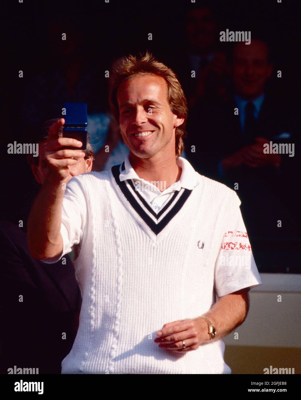 British tennis player John Lloyd, 1990s Stock Photo - Alamy