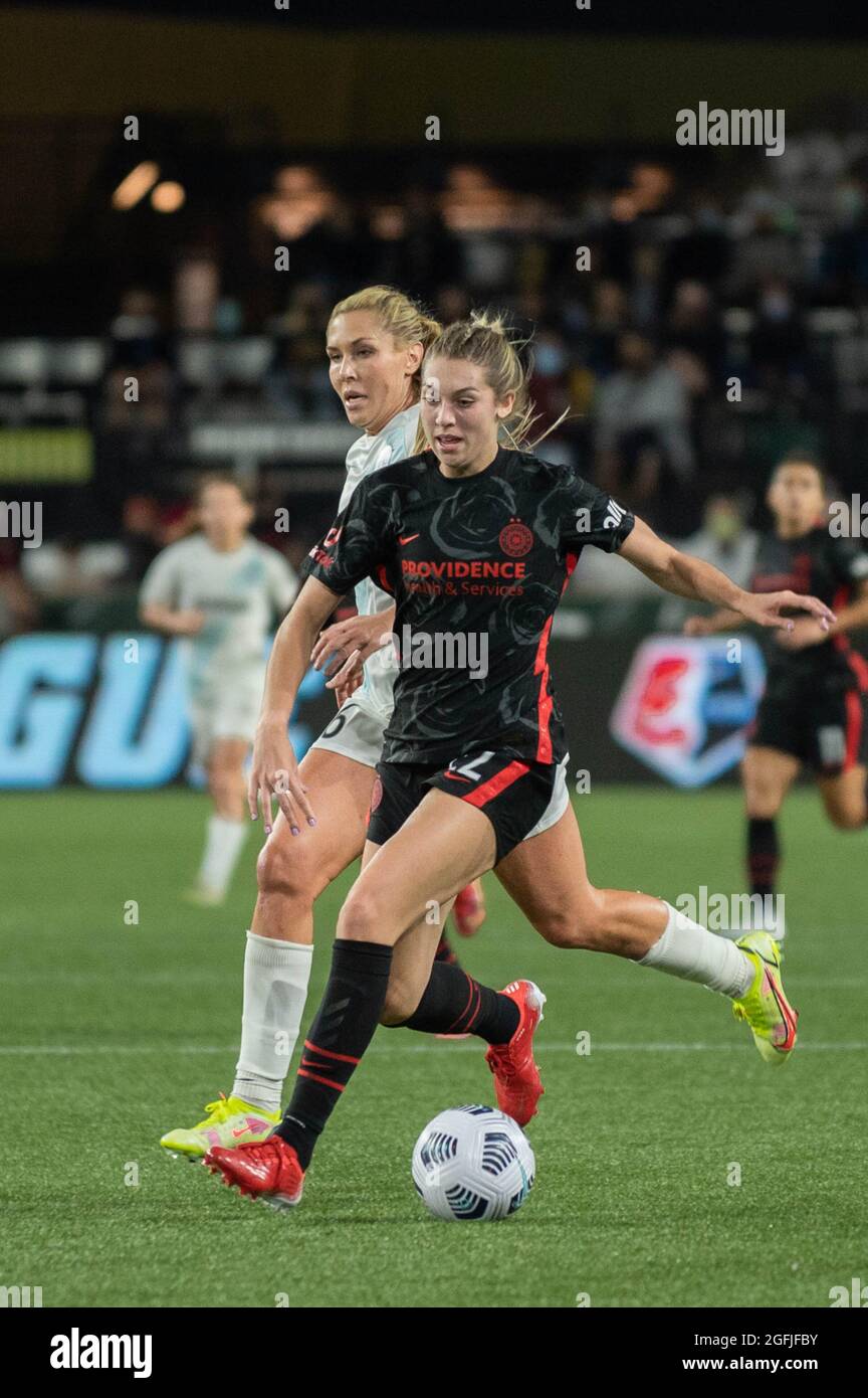 Morgan Weaver (22 Portland Thorns) during the National Womens Soccer ...