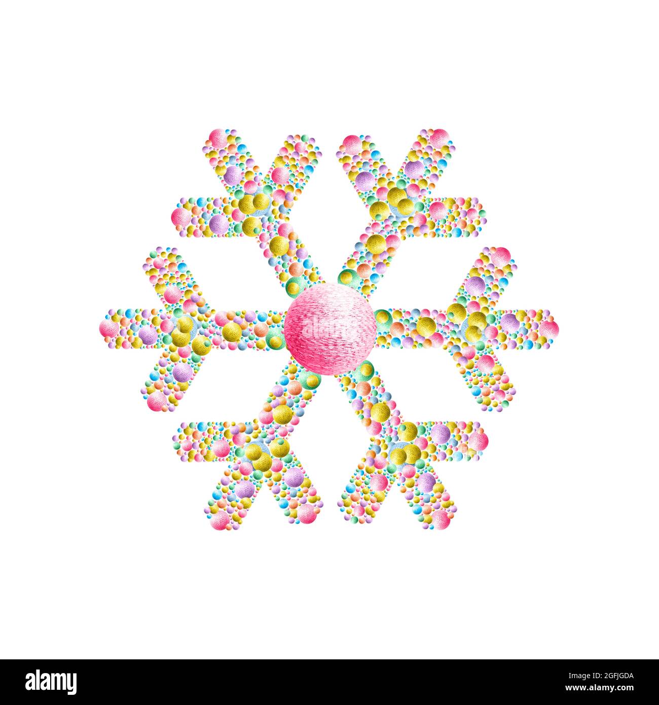 Snowflake symbol hi-res stock photography and images - Alamy