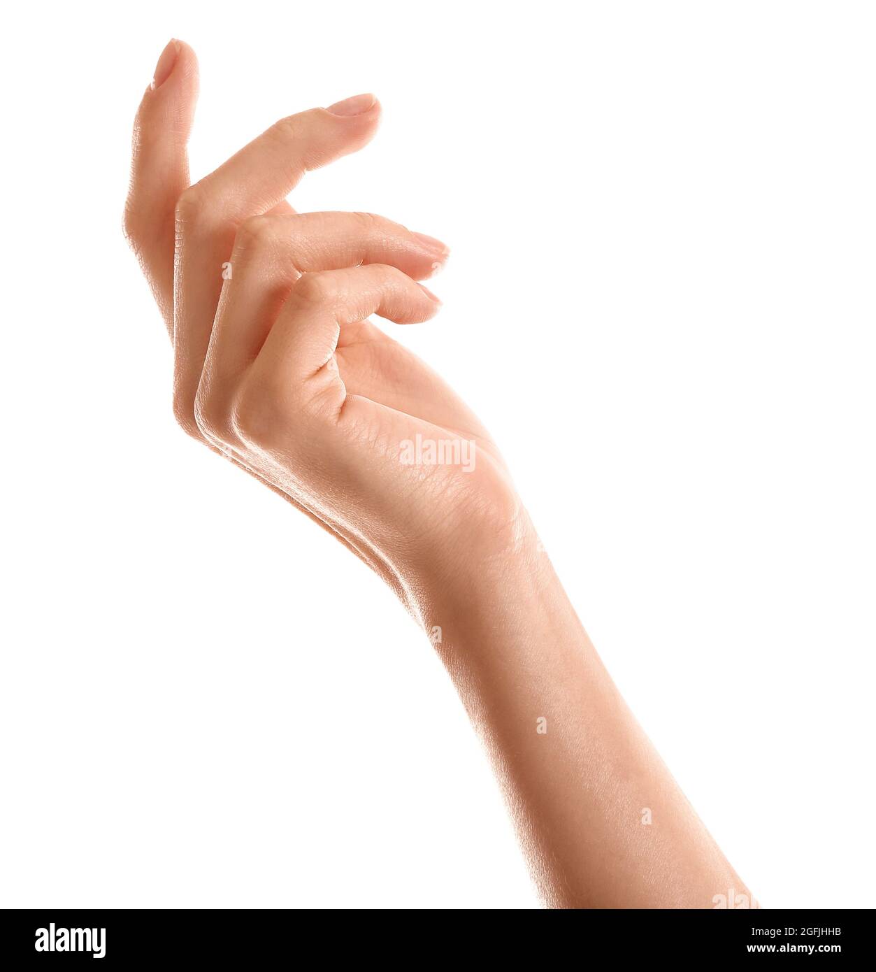 Female hand, isolated on white Stock Photo - Alamy