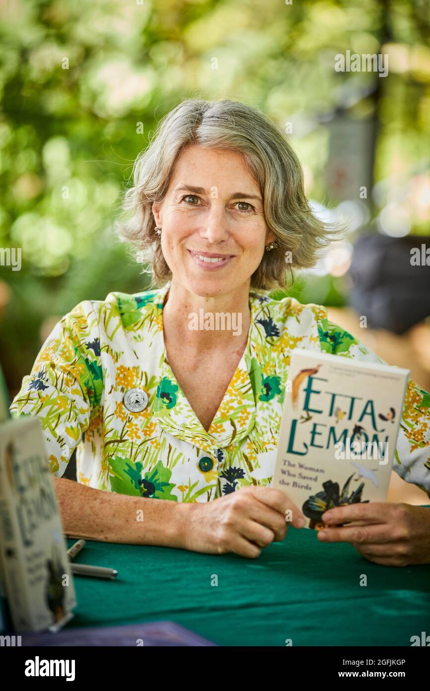 Author and historian, Tessa Boase in Fletcher Moss Park, Didsbury Stock ...