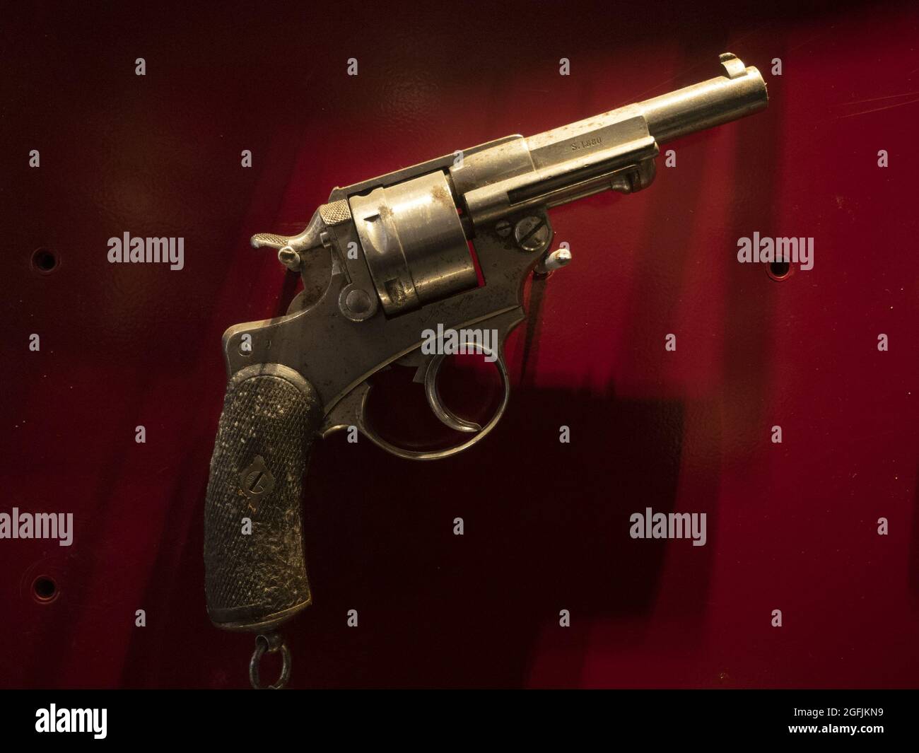 first world war wwi pistol detail Stock Photo - Alamy