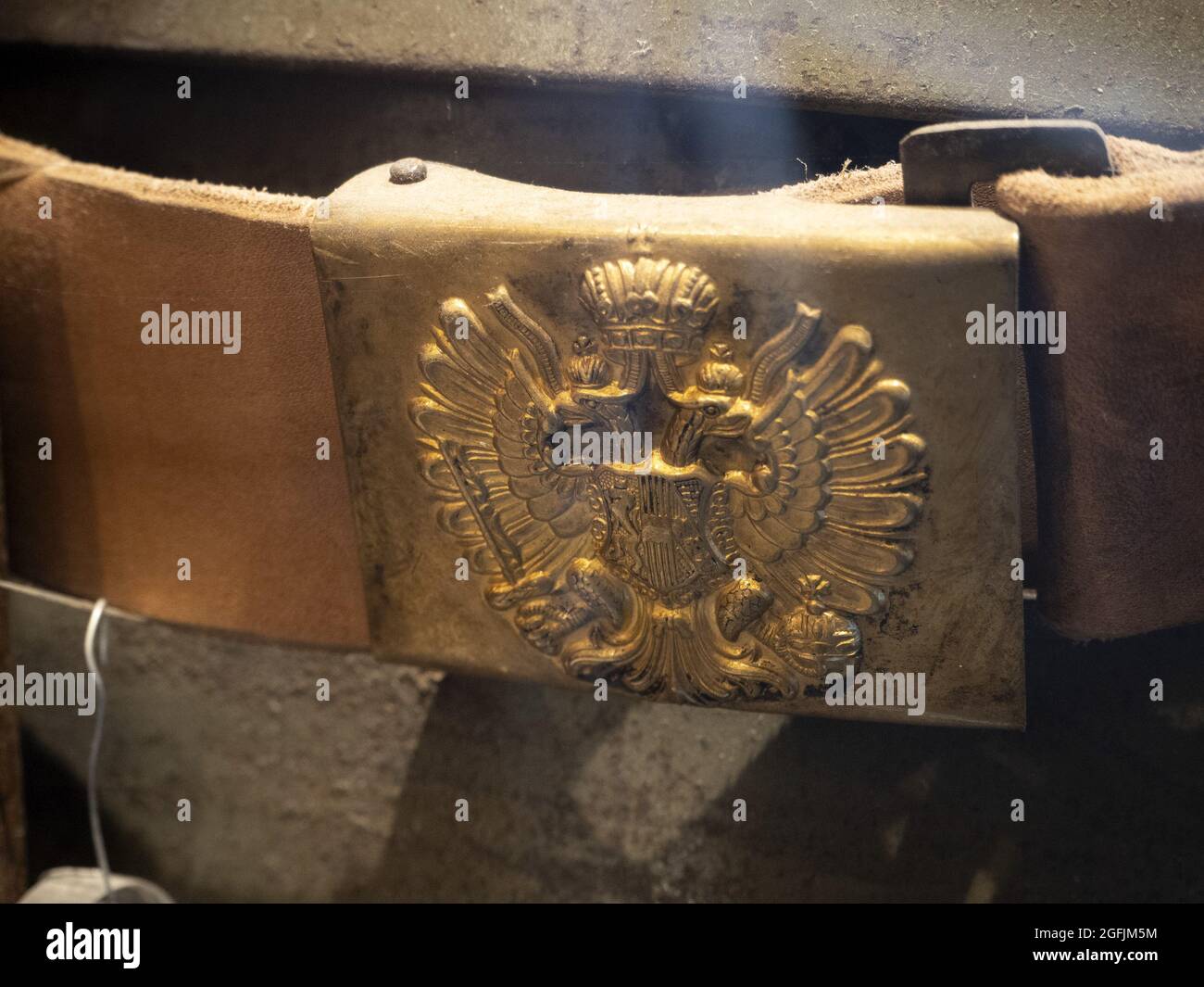 first world war wwi tools made of war items detail belt Stock Photo - Alamy