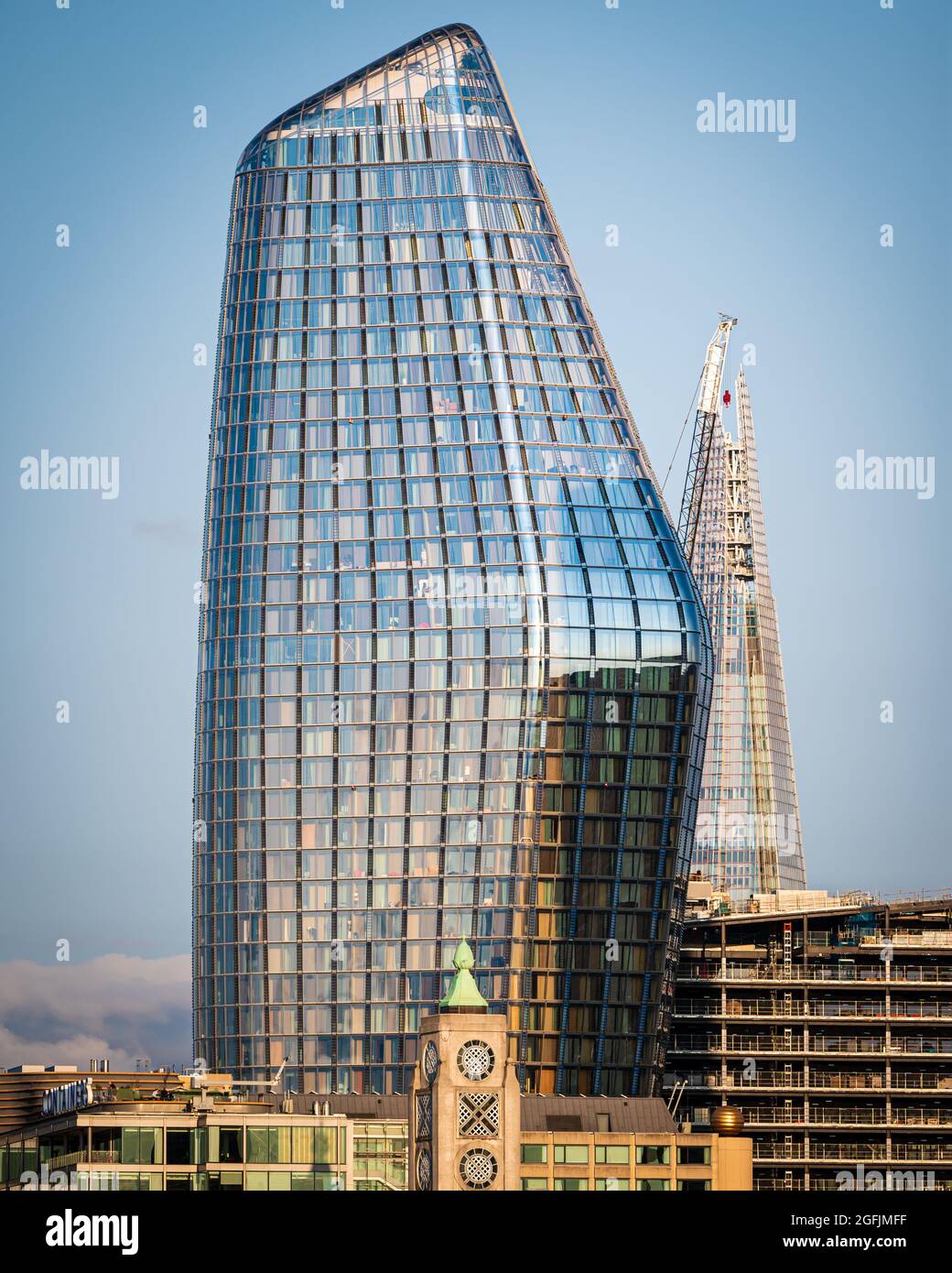 One Blackfriars and the Shard, London Stock Photo - Alamy