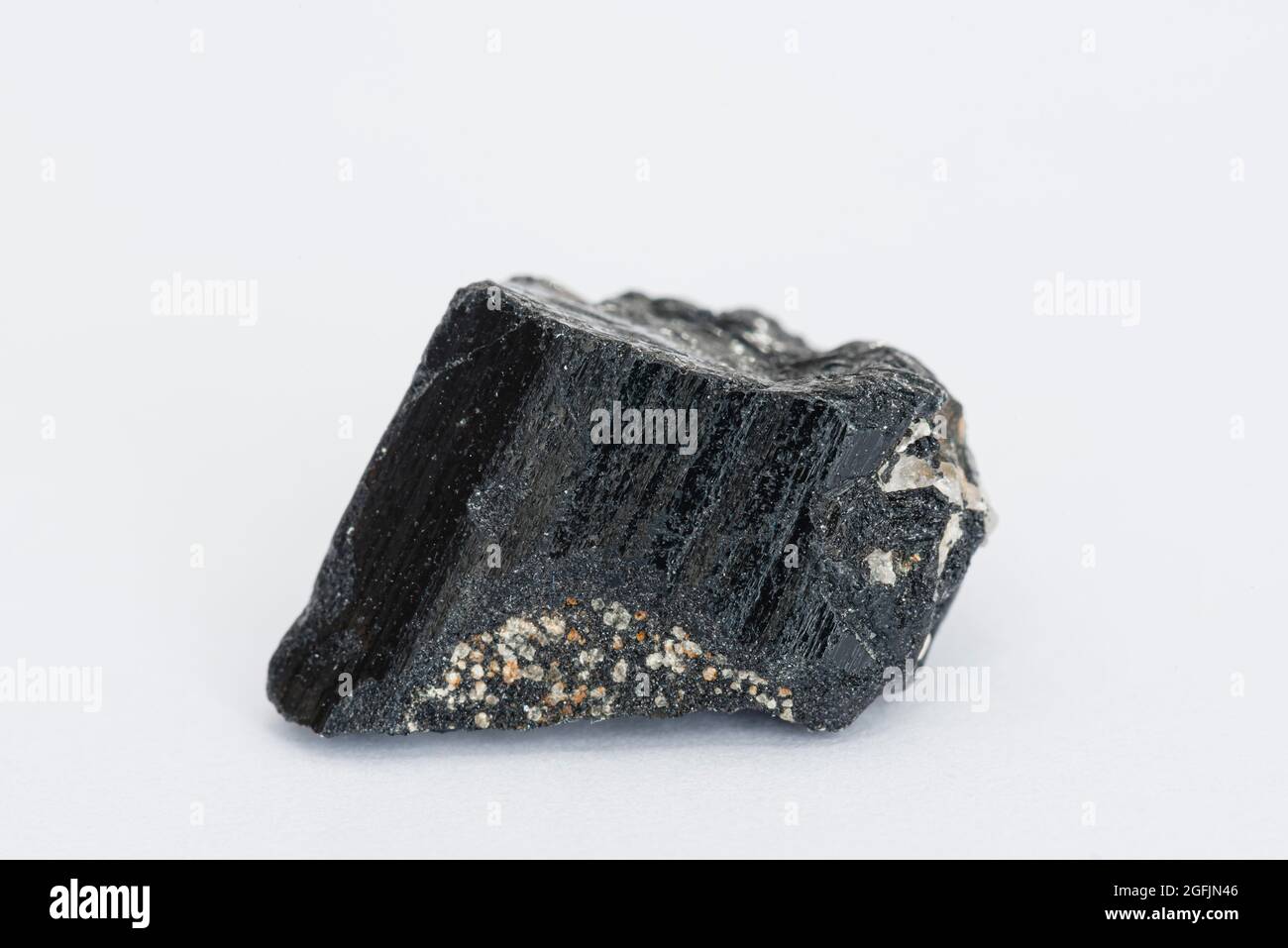 Tourmaline Noire Brute Stock Photo - Alamy