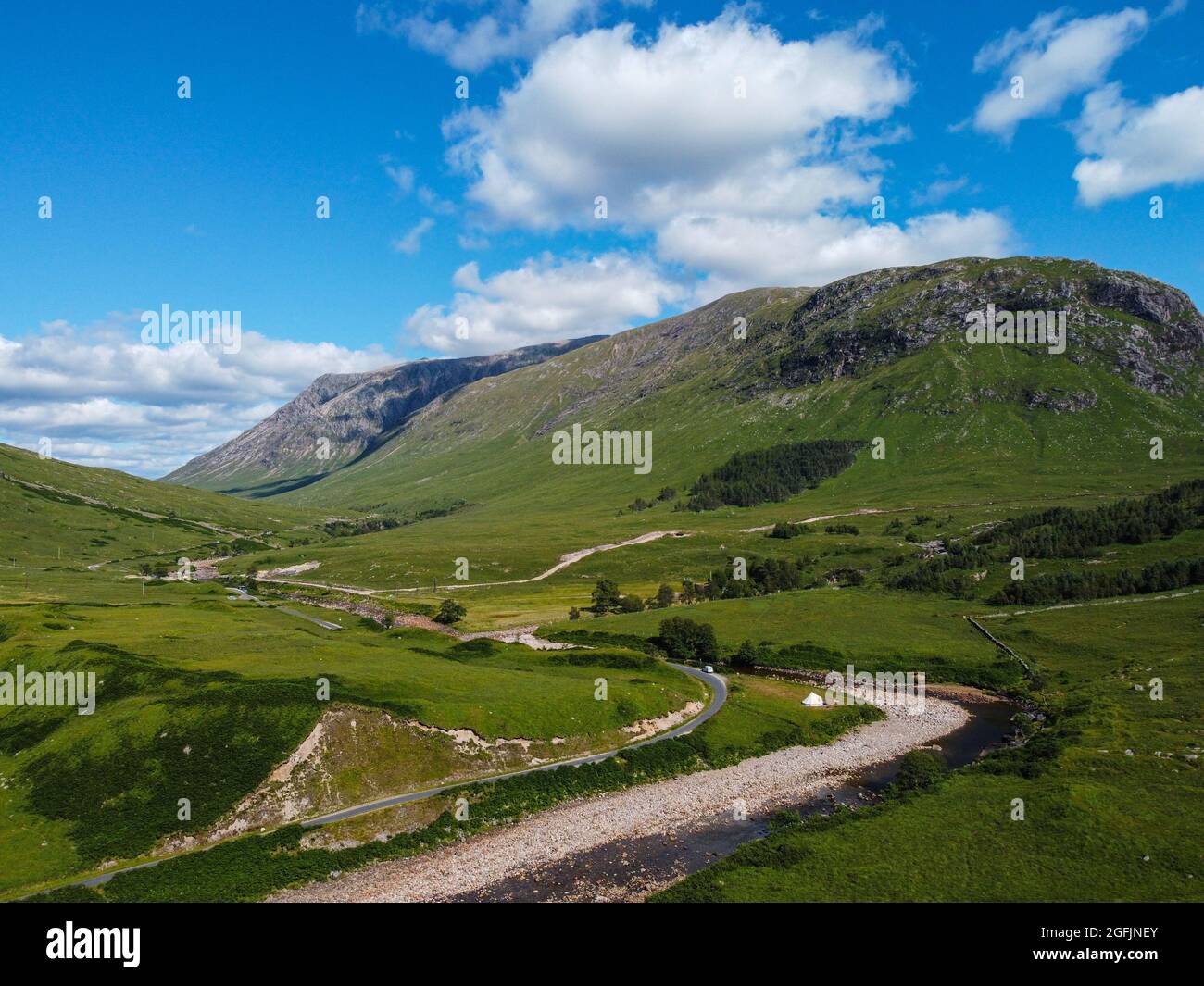 Scotland Glen Etive, James Bond Skyfall Road Stock Photo - Alamy