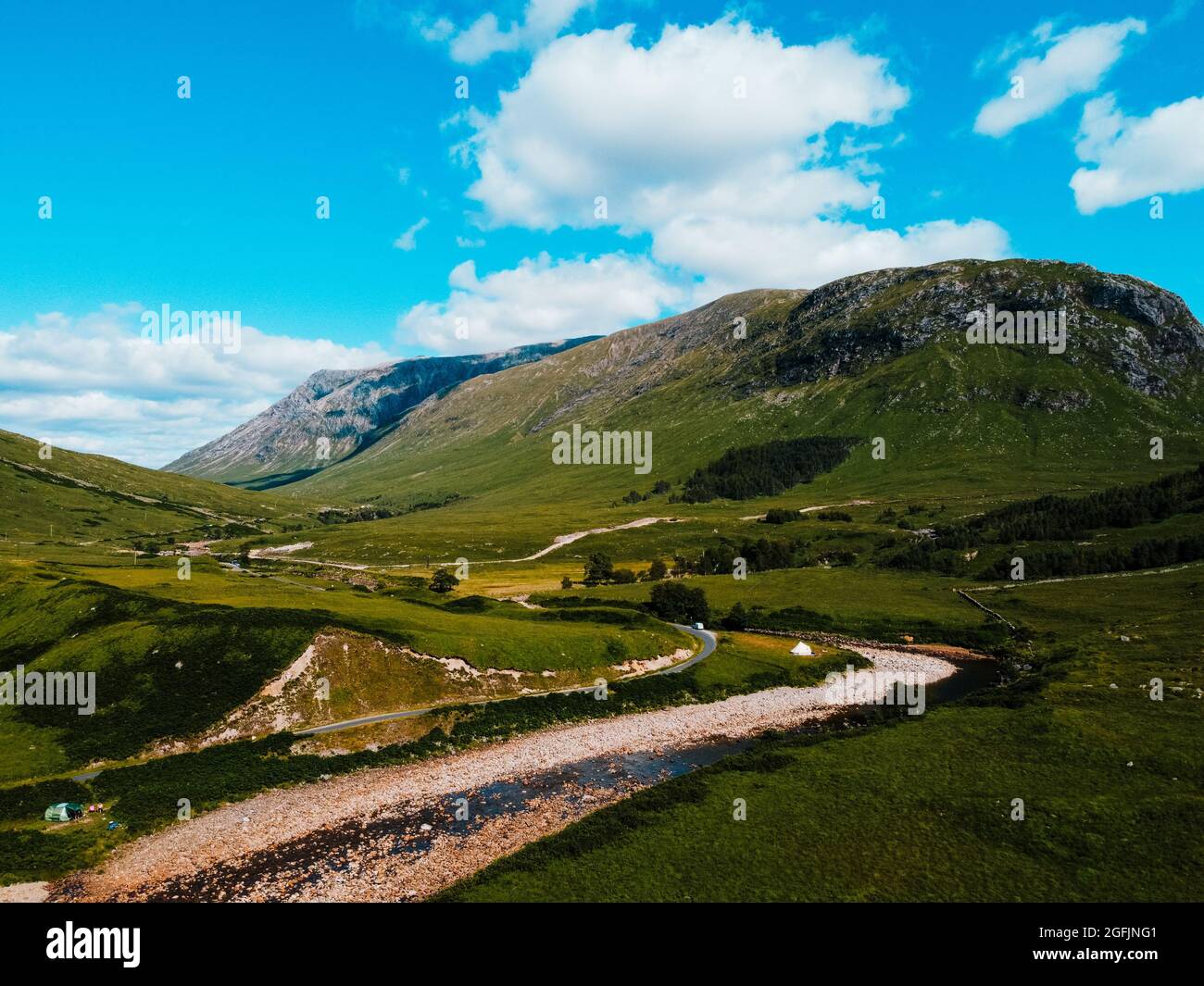 Scotland Glen Etive, James Bond Skyfall Road Stock Photo - Alamy