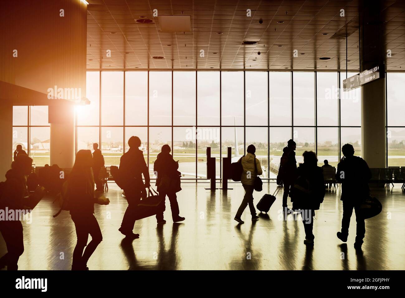 activity at airport Stock Photo - Alamy