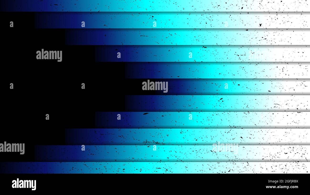 Gradient Three-dimensional Stylish Stripes in the Blue Shadow. Vector ...