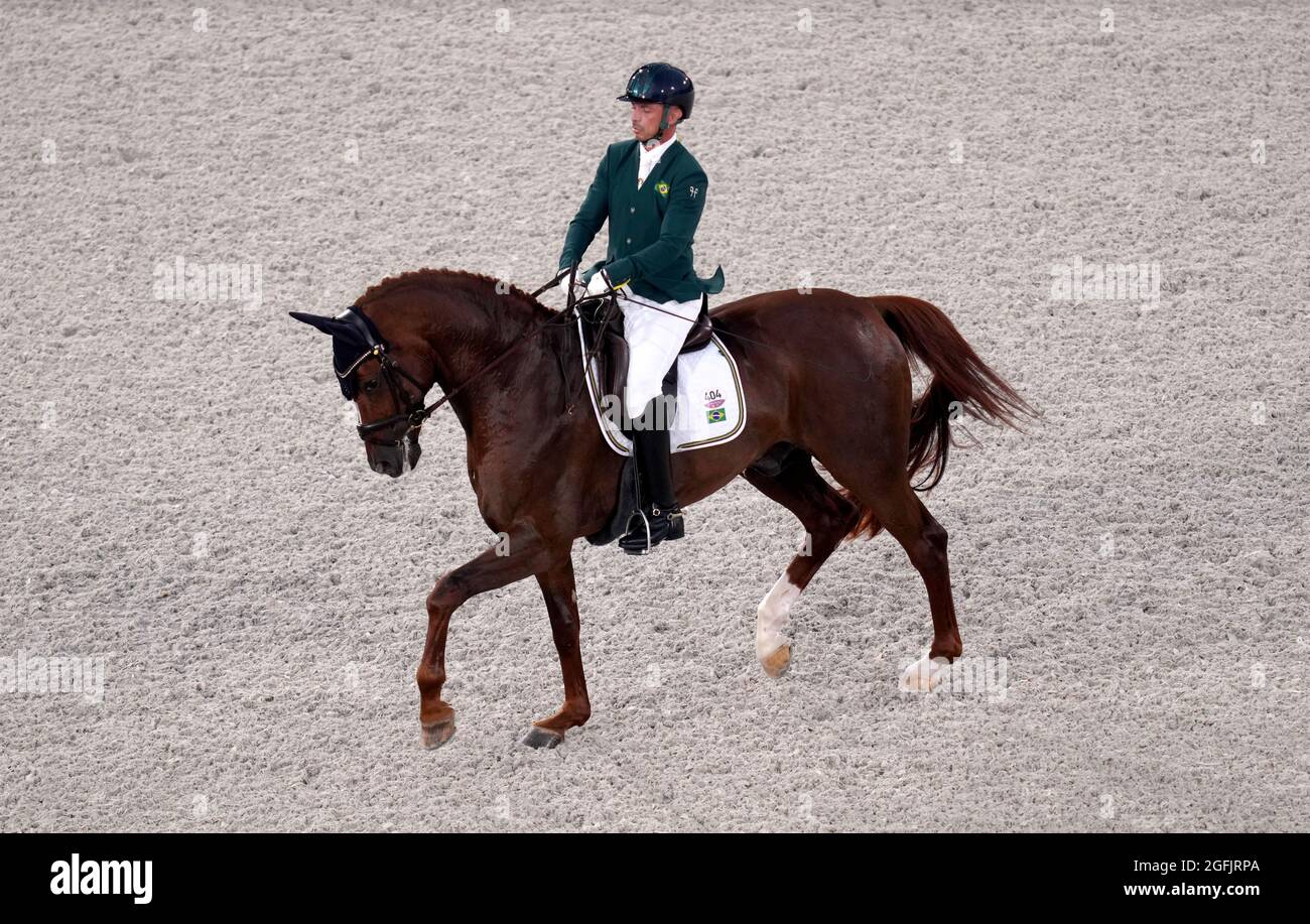 Brazil's Rodolpho Riskalla riding Don Henrico in action during The ...