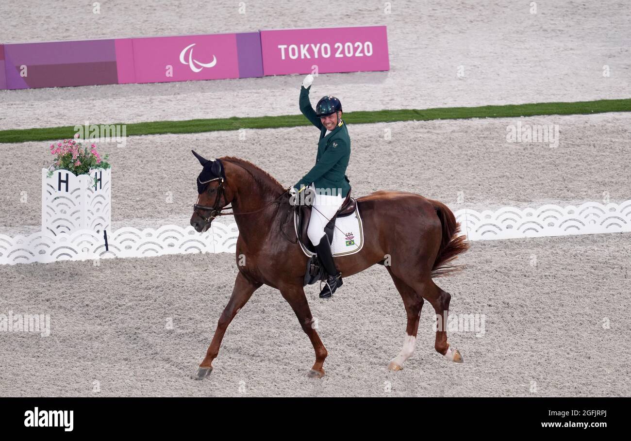 Brazil's Rodolpho Riskalla riding Don Henrico in action during The ...