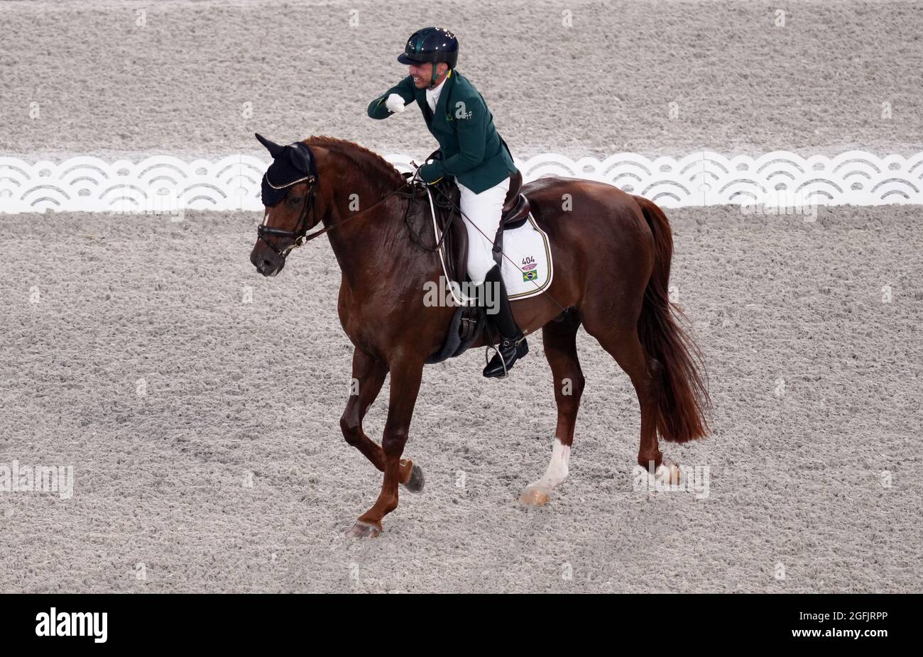 Brazil's Rodolpho Riskalla riding Don Henrico in action during The ...