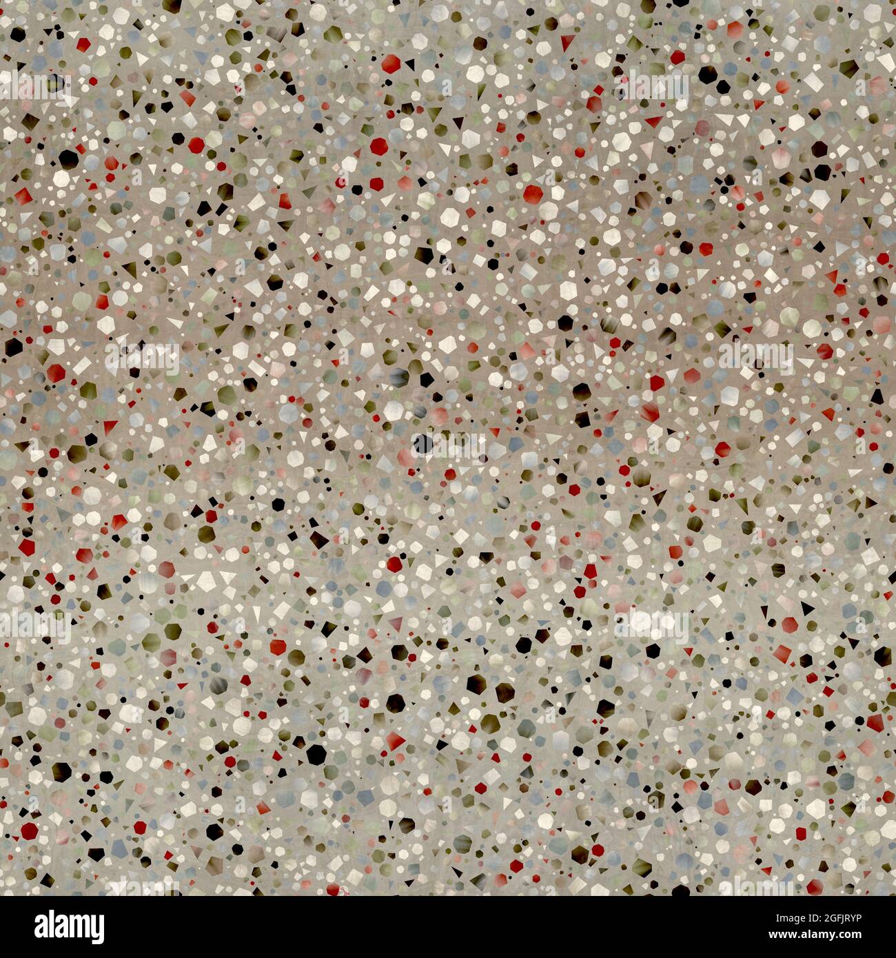 Seamless modern abstract random terrazzo pattern swatch Stock Photo - Alamy
