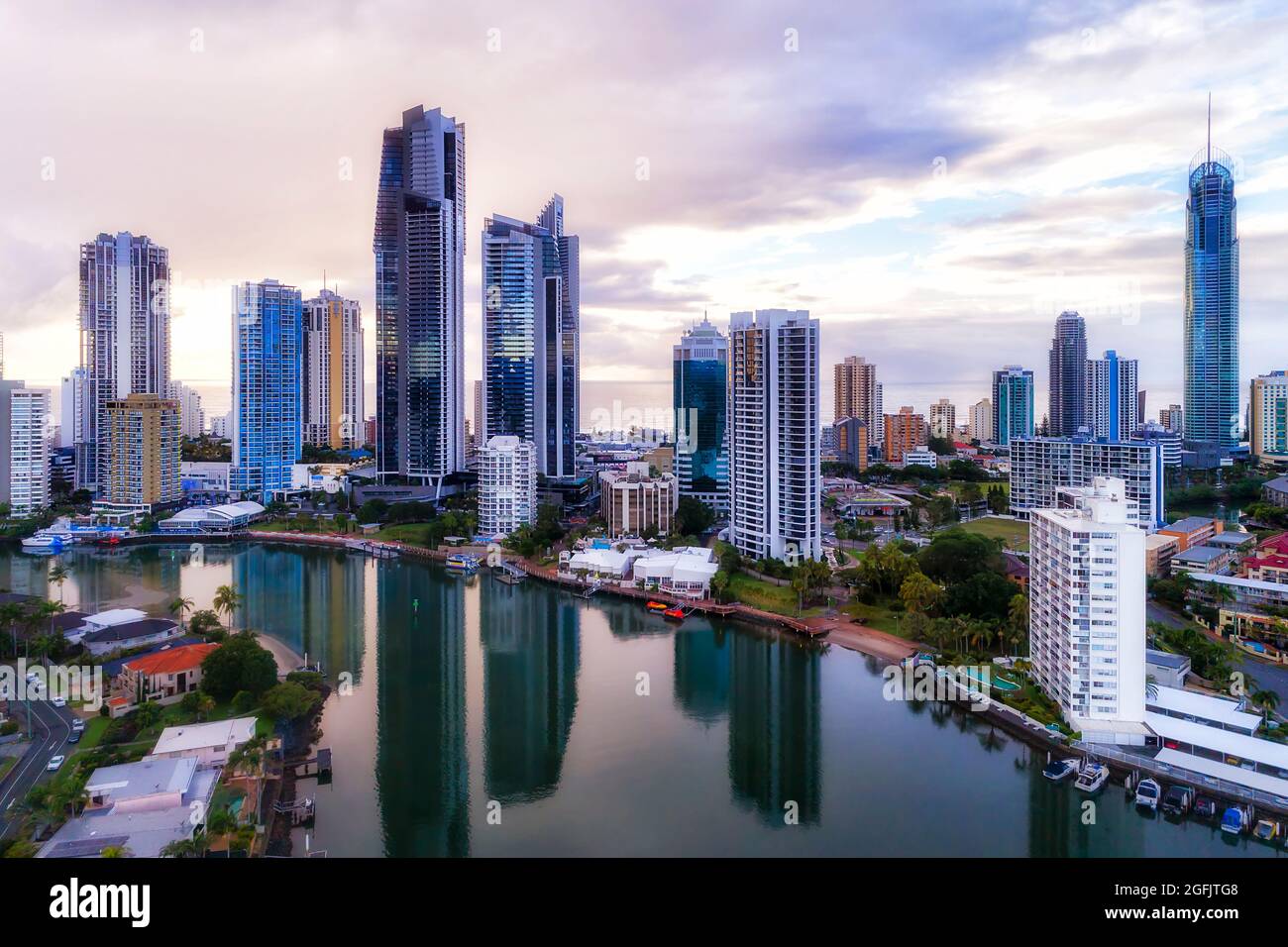 Gold coast aerial hi-res stock photography and images - Alamy