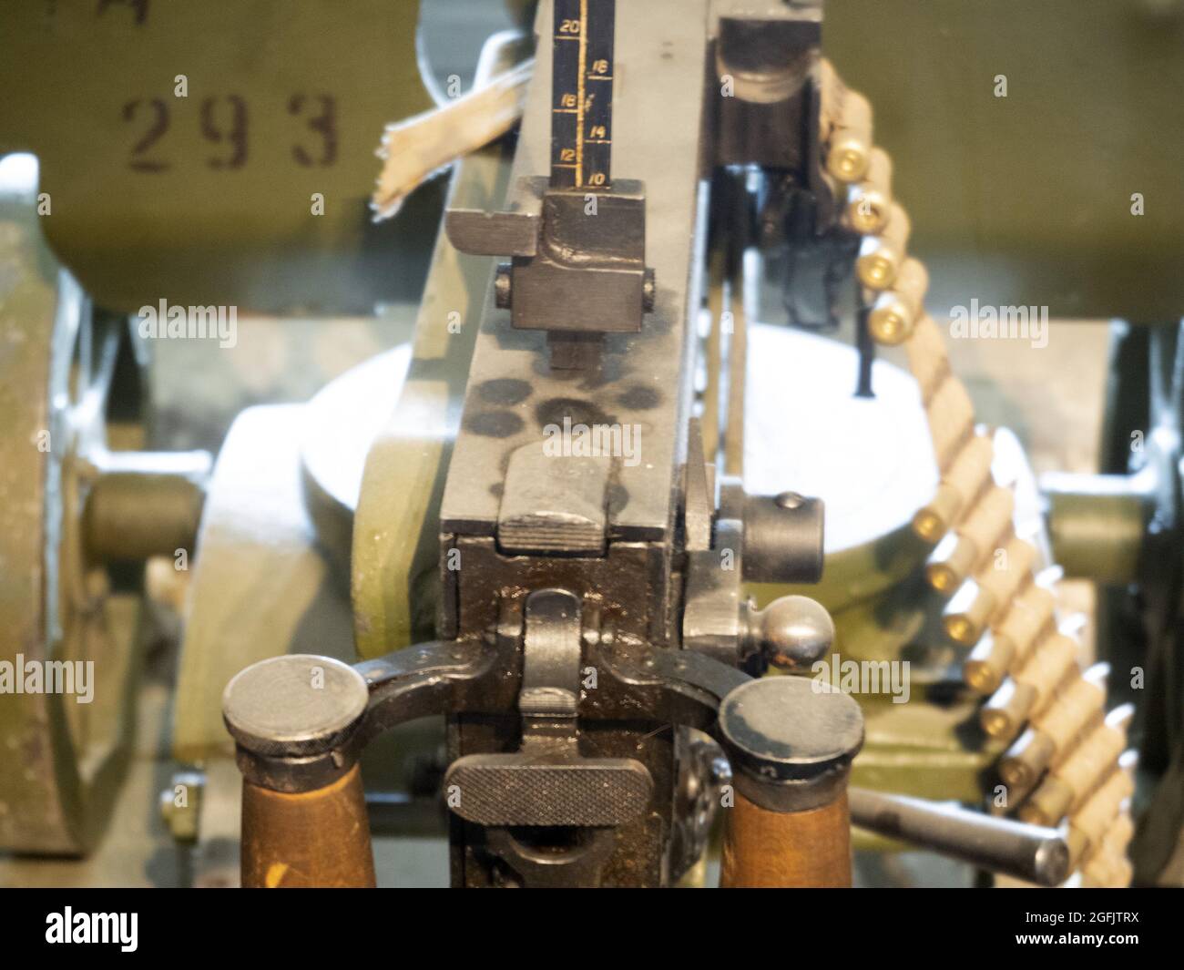 first world war wwi pistol maching gun Stock Photo - Alamy