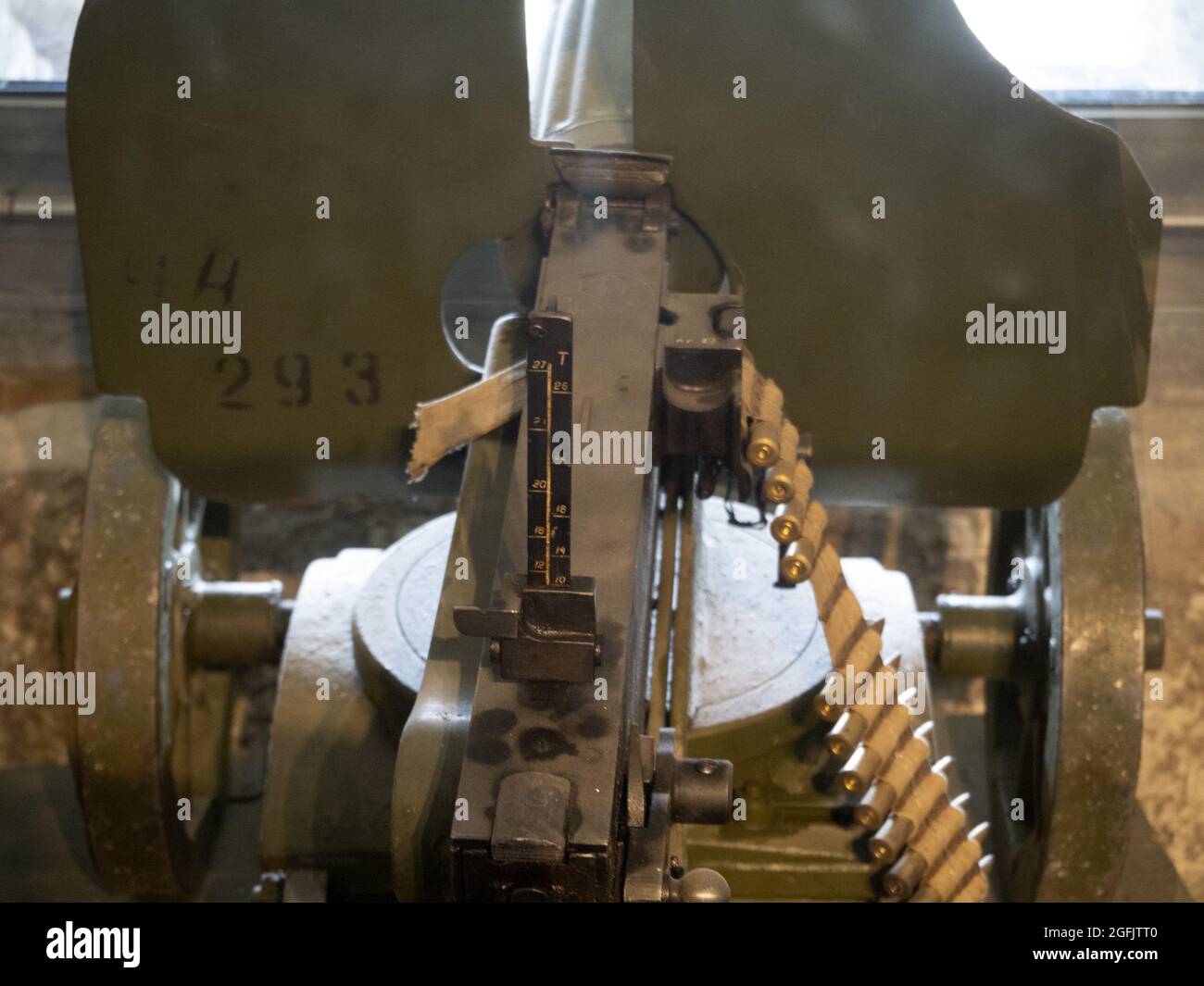 first world war wwi pistol maching gun Stock Photo - Alamy