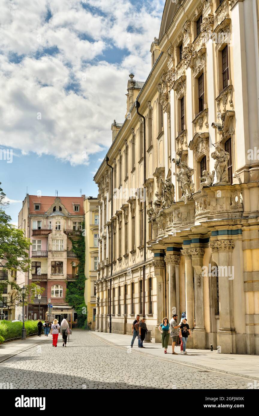 Wroclaw University building, HDR Image Stock Photo - Alamy