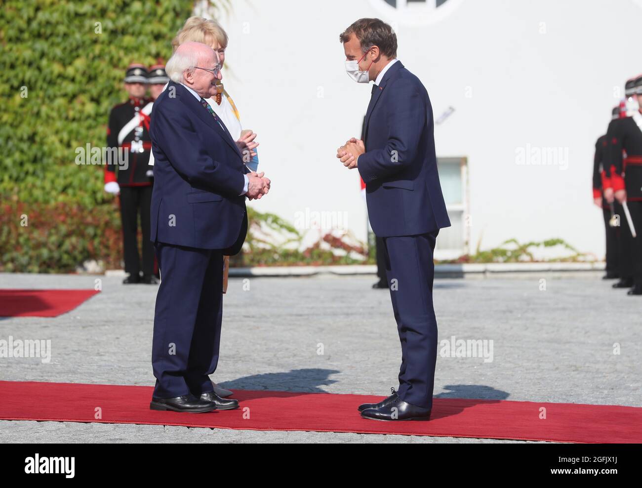 Meet michael higgins aras hi-res stock photography and images - Alamy