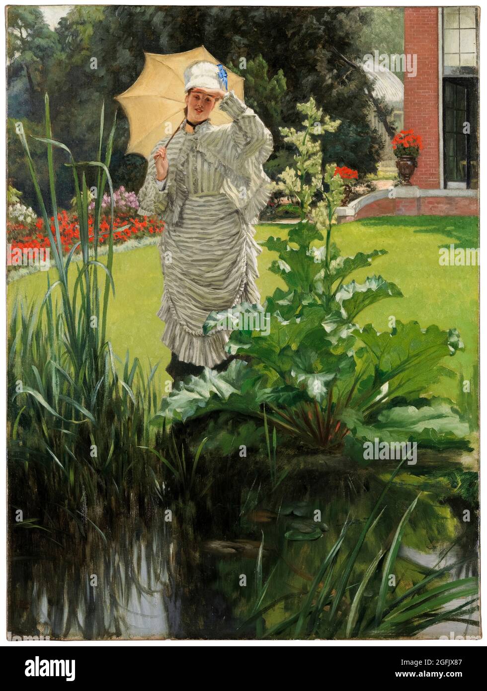 Jacques Joseph Tissot, (James Tissot), painting, Spring Morning, circa ...