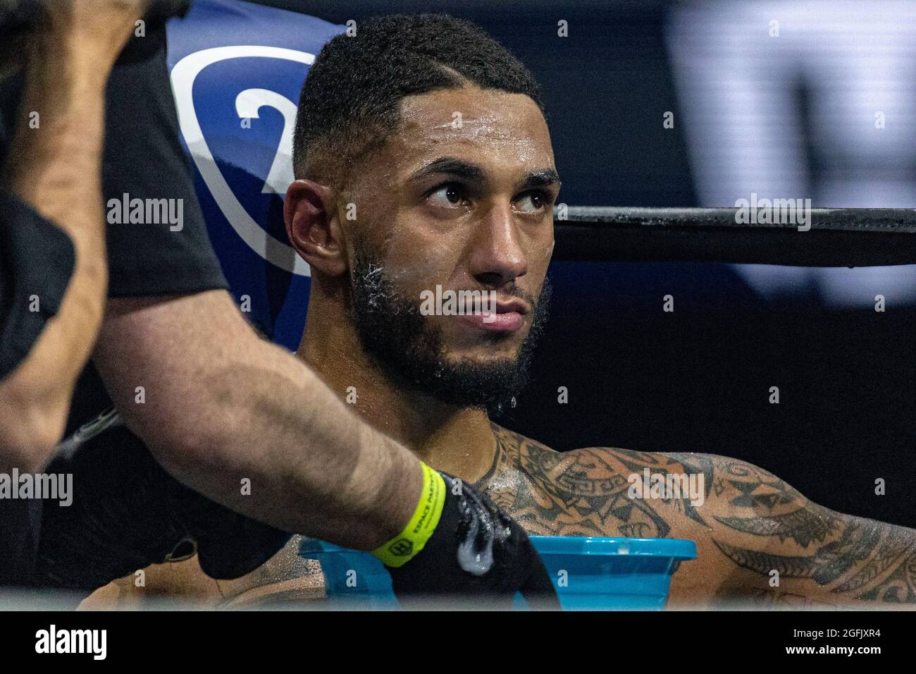 Nantes (north western France), H Arena, March 5, 2021: boxer Tony Yoka ...