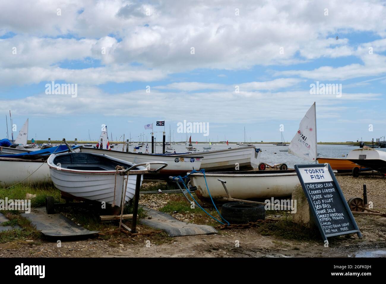 Orford Suffolk Town Quay Stock Photo - Alamy