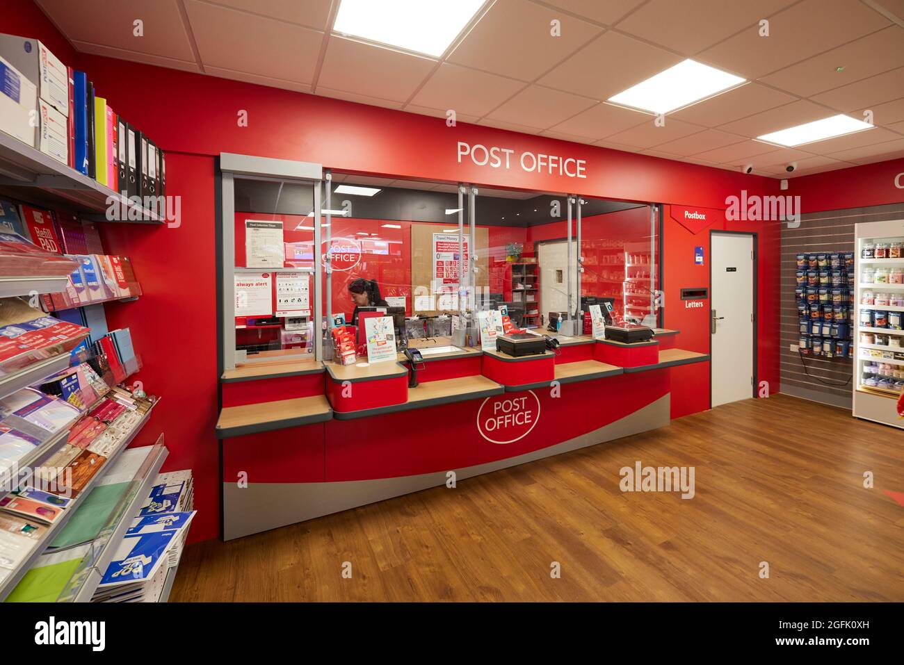 Chorley town centre Post office counter Stock Photo - Alamy
