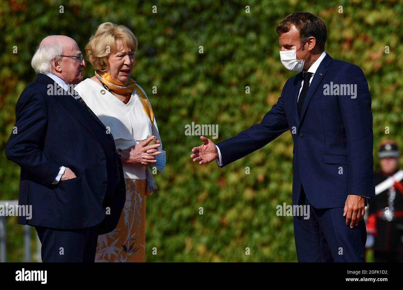 President michael d higgins and his wife sabina coyne higgins hi-res ...