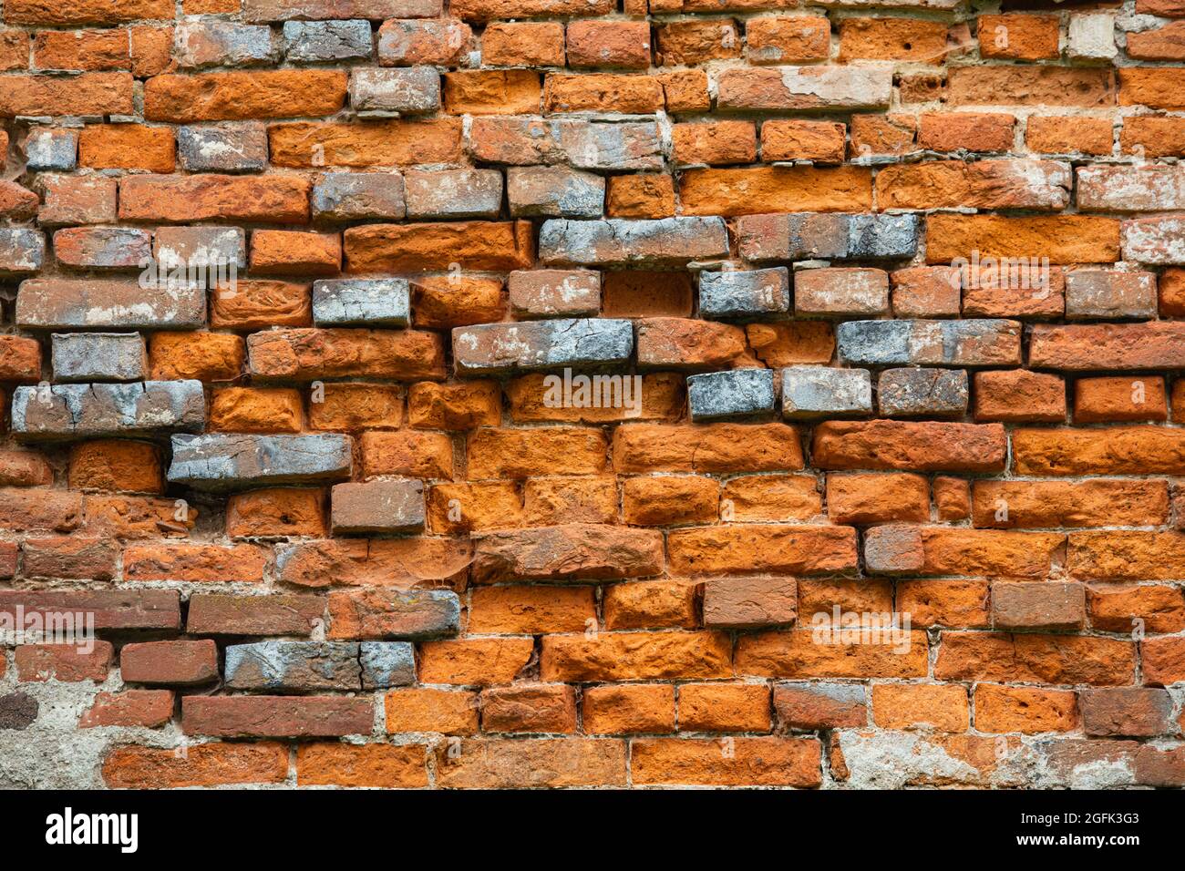 Red brick wall textured background Stock Photo - Alamy