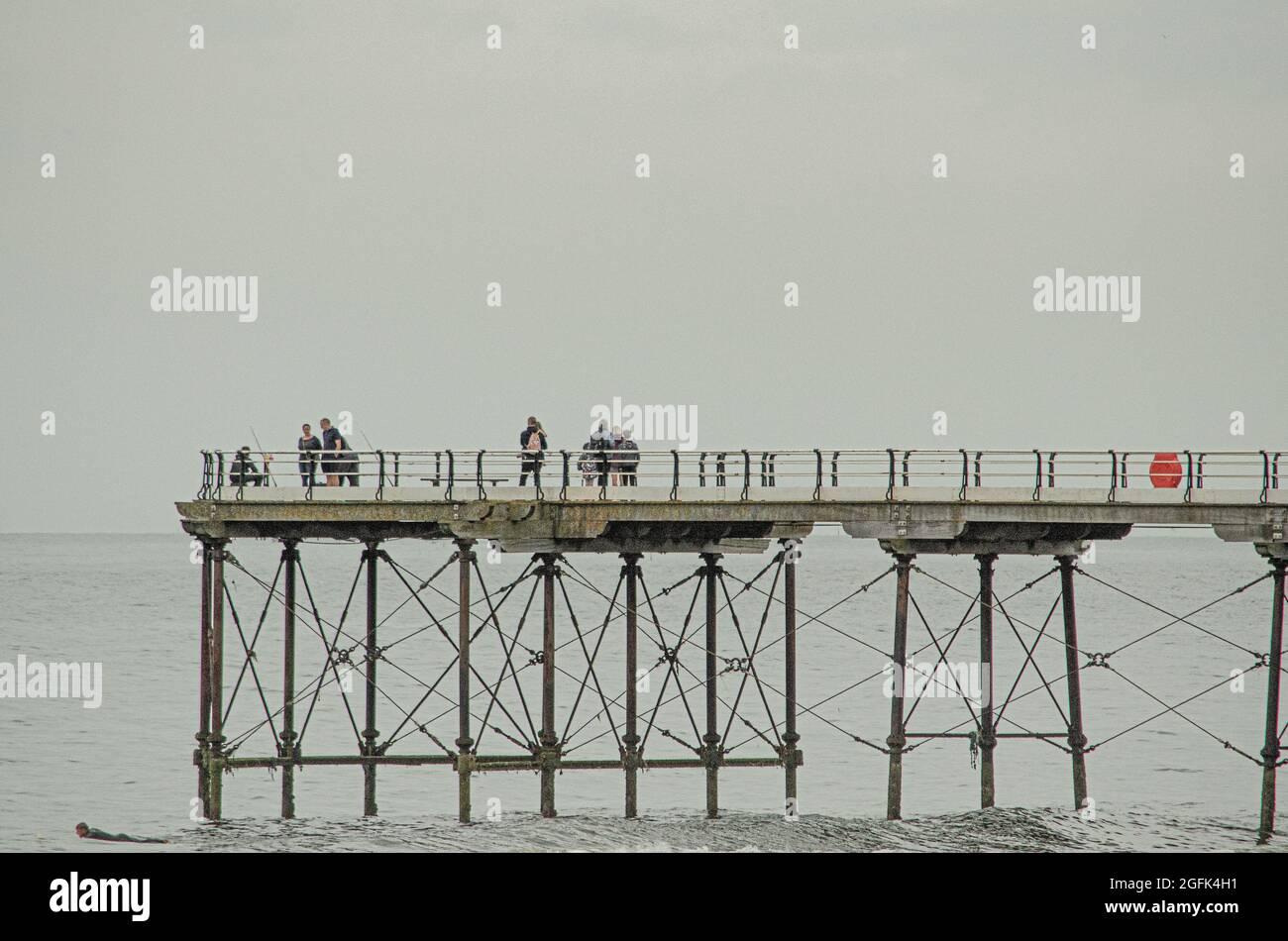 Saltburn by the sea harbour hi-res stock photography and images - Alamy