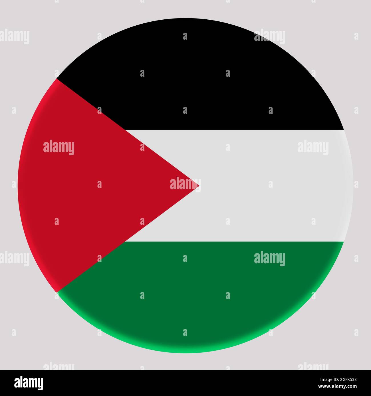 3D Flag of Palestine on a avatar circle Stock Photo - Alamy