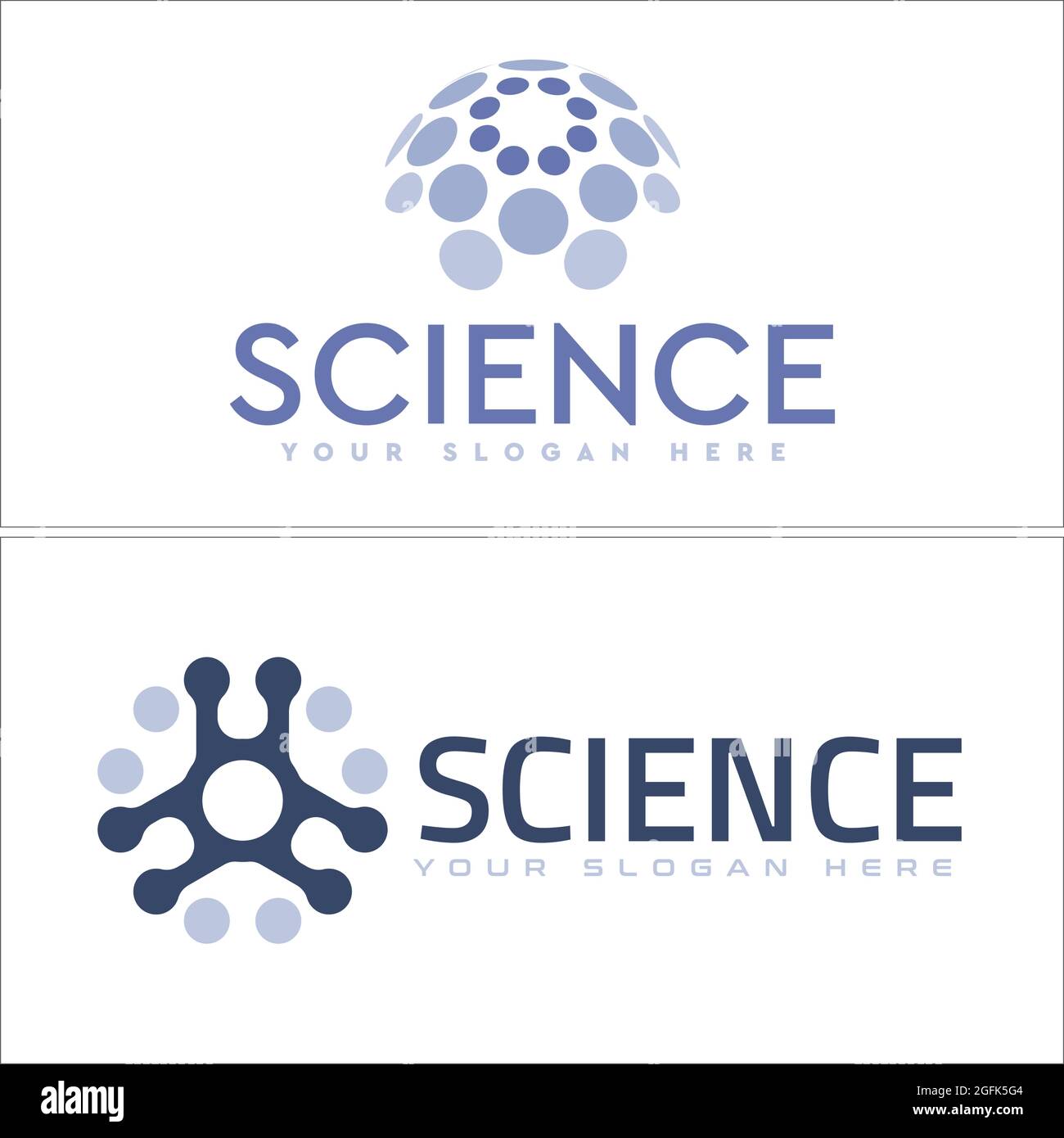 Medical scientific logo design Stock Vector Image & Art - Alamy