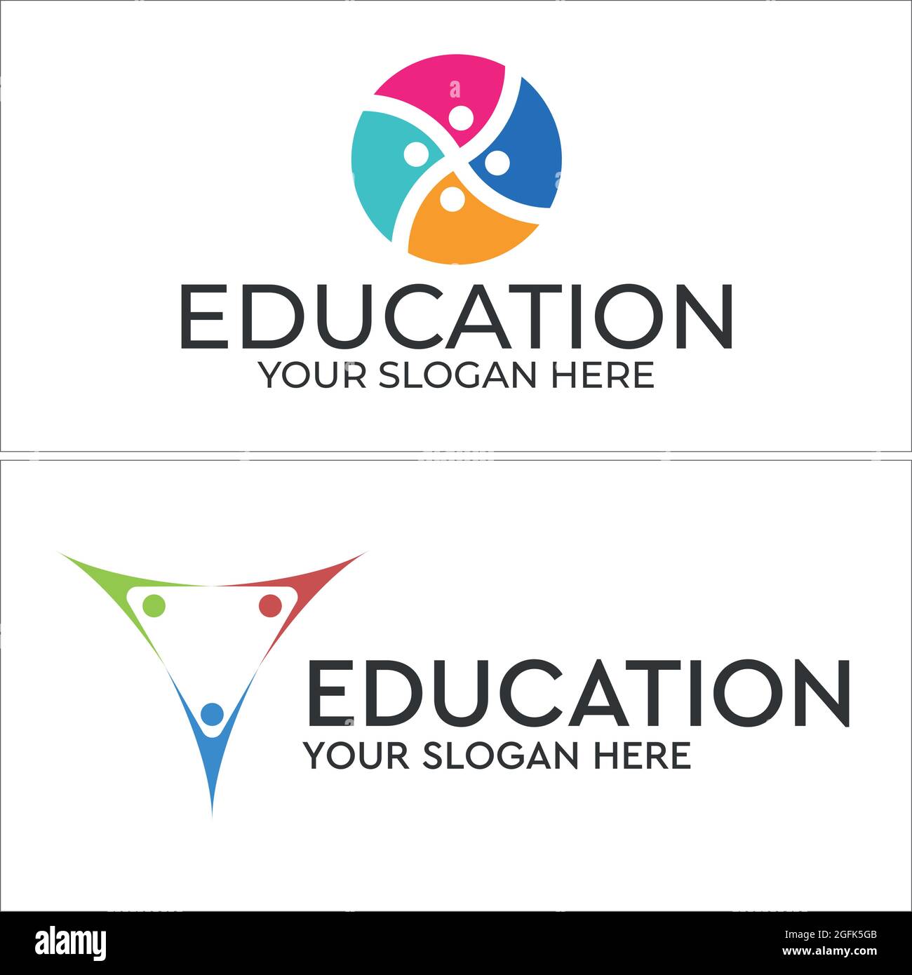 Group students on white Stock Vector Images - Alamy