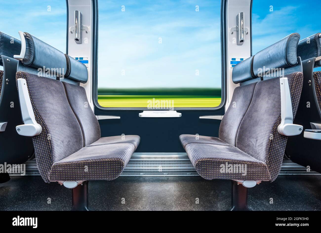 Seats in train hi-res stock photography and images - Alamy