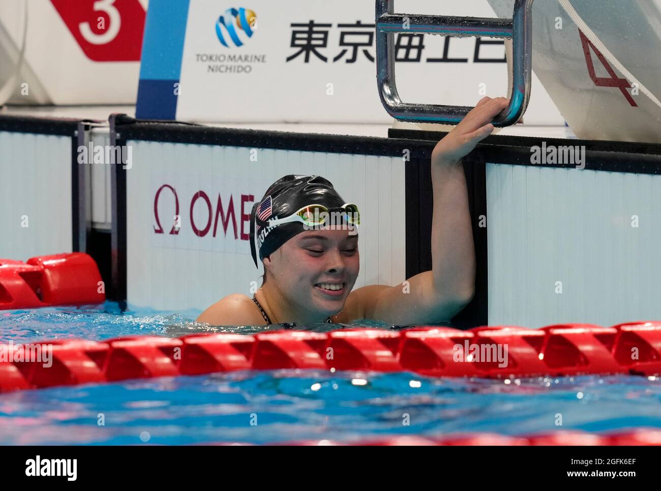 Tokyo, Japan. Tokyo, Japan.August 26, 2021: Gia Pergolini from USA ...