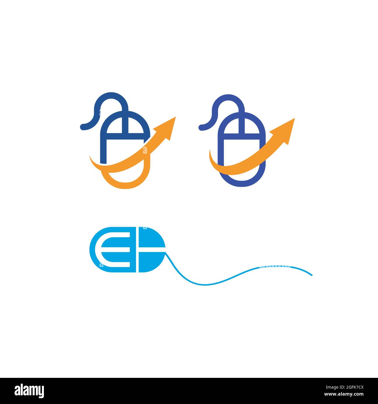 Computer-&-Internet logo creative modern logo design vector image Stock ...