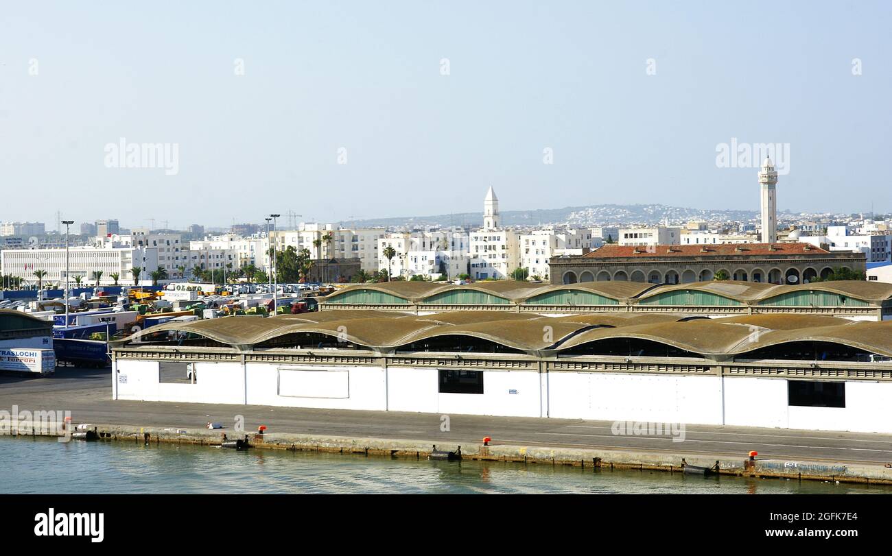 Industry and port of Tunisia, North Africa, Africa Stock Photo - Alamy