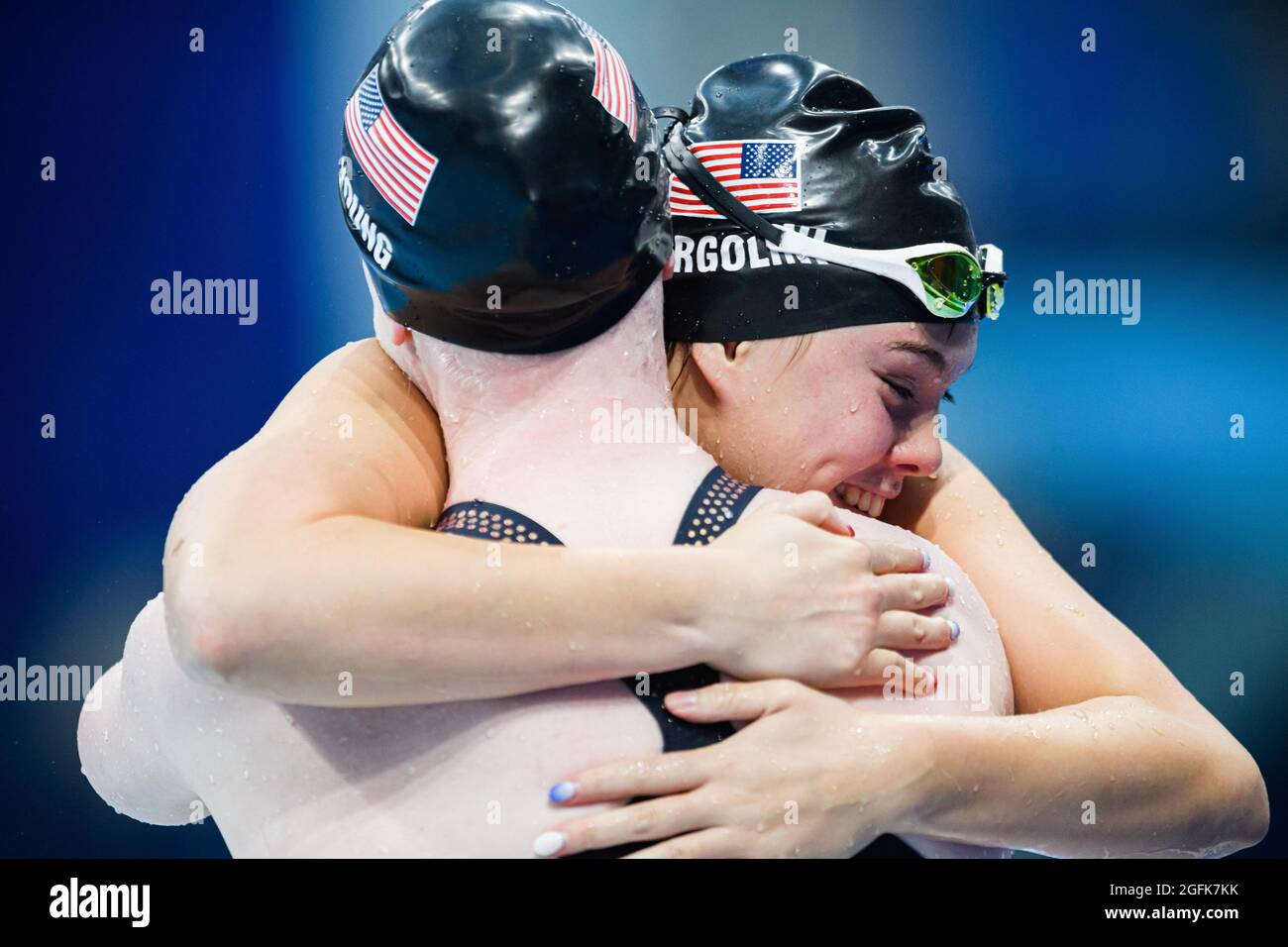 TOKYO, JAPAN. 26th Aug, 2021. PERGOLINI Gia of USA celebrates after ...