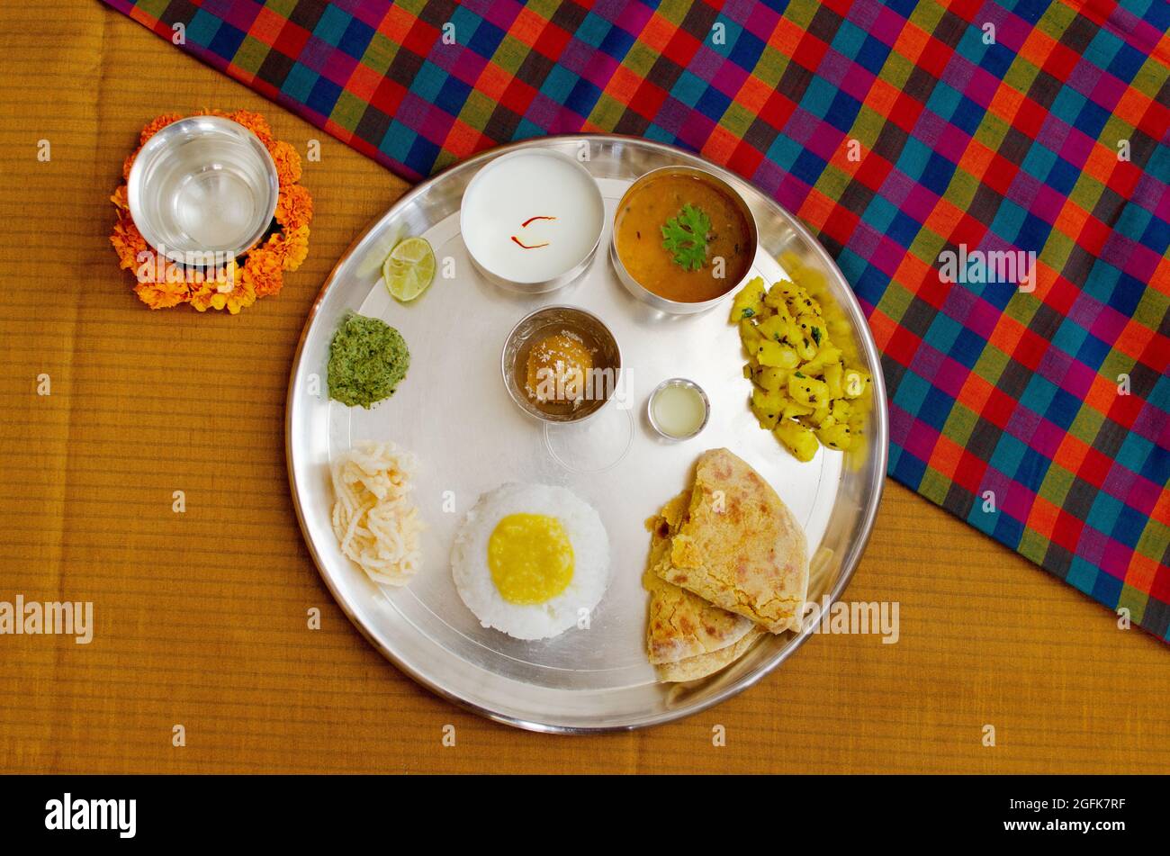 Indian maharashtrian thali hi-res stock photography and images - Alamy