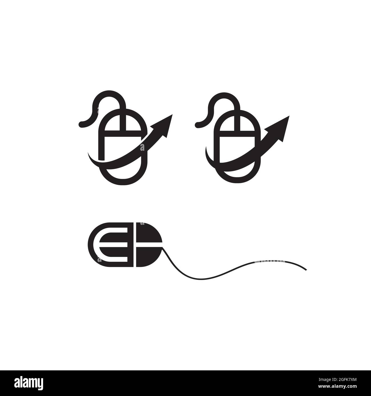Computer-&-Internet logo creative modern logo design vector image Stock ...