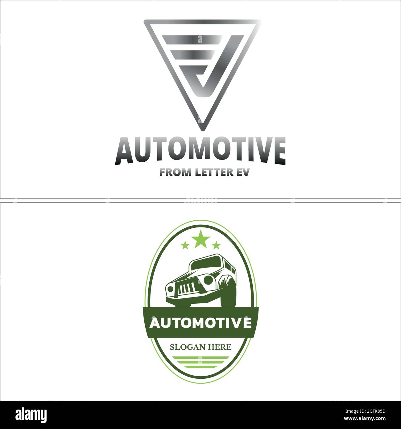 Ev letter electric Stock Vector Images - Alamy